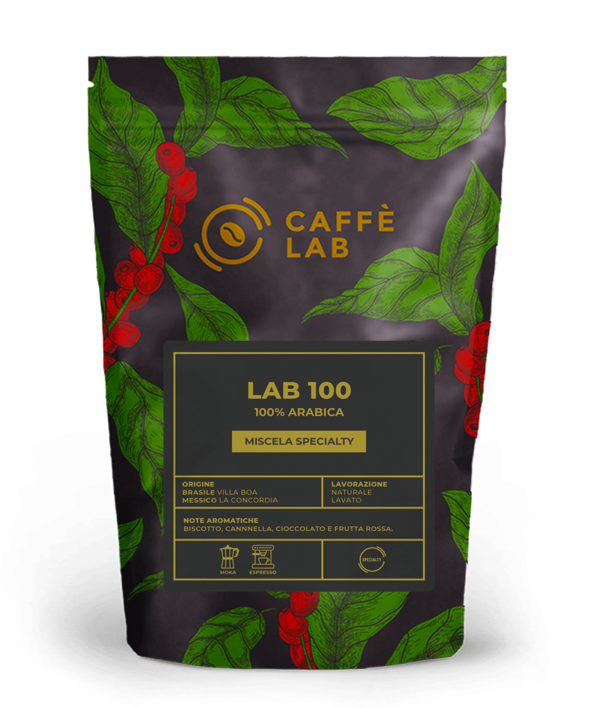 LAB 100 the first specialty top quality coffee blend - Caffèlab