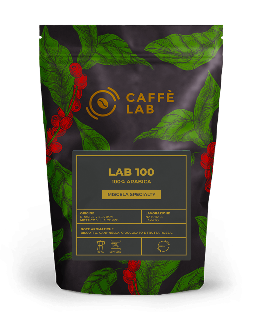 LAB 100 the first specialty top quality coffee blend - Caffèlab